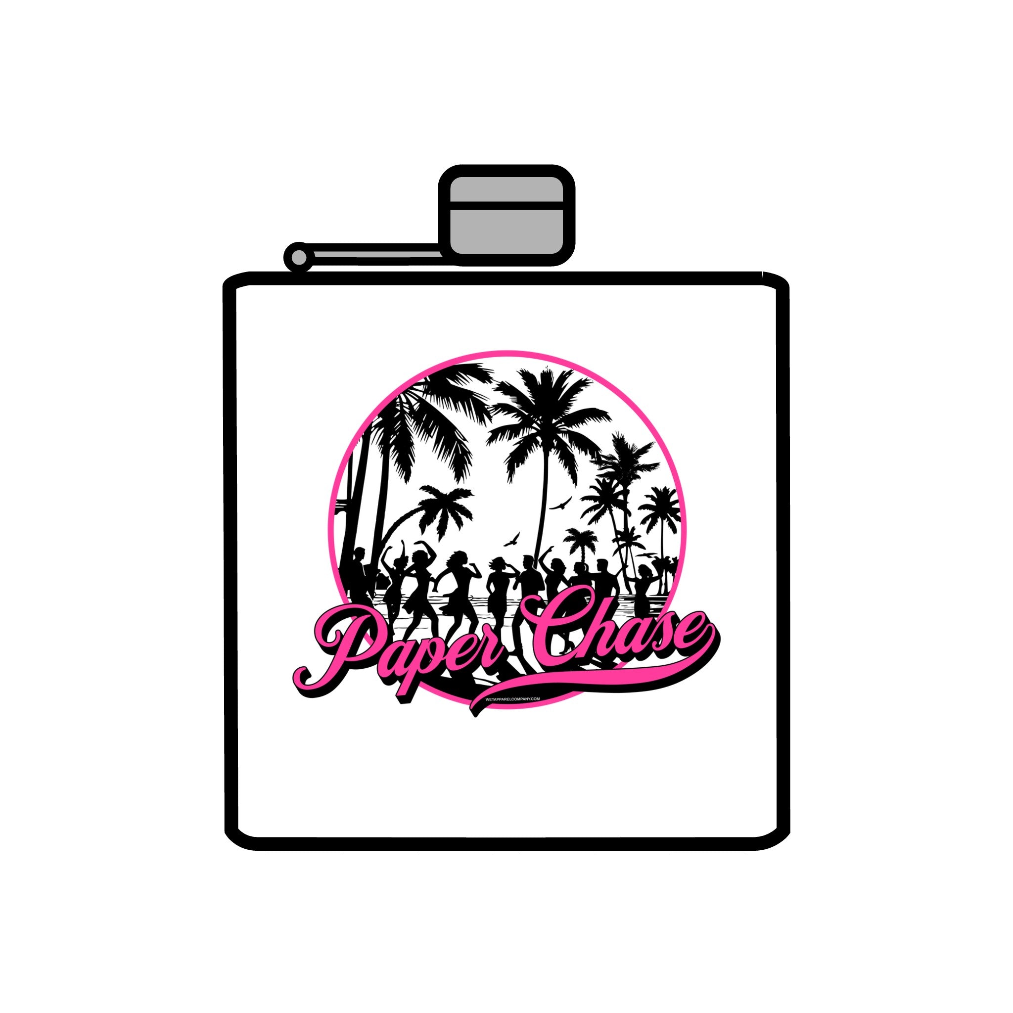 Paper Chase Stainless Steel Flask, 6oz – Wet Apparel Company